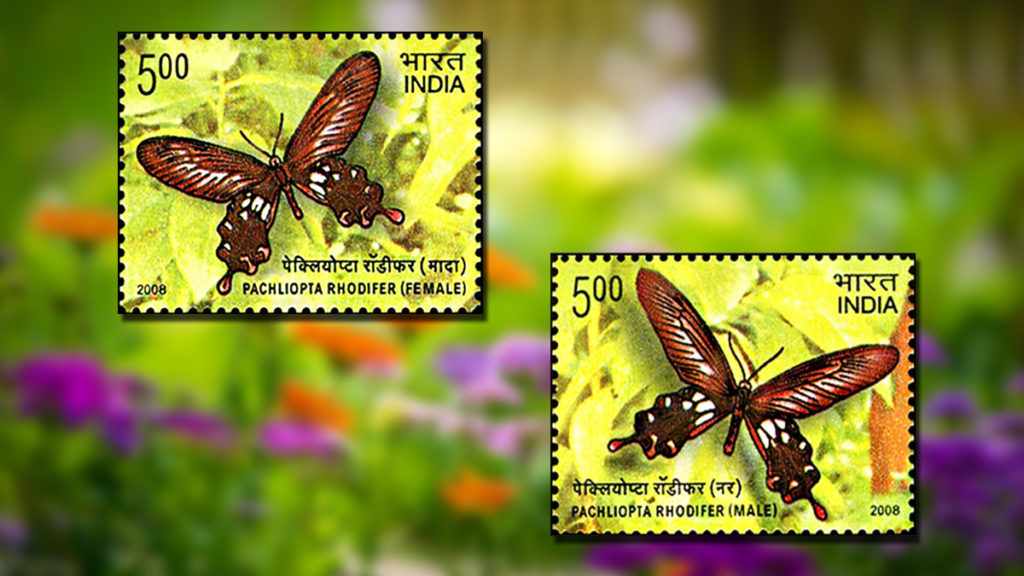 Stamps of India Featuring Butterflies
