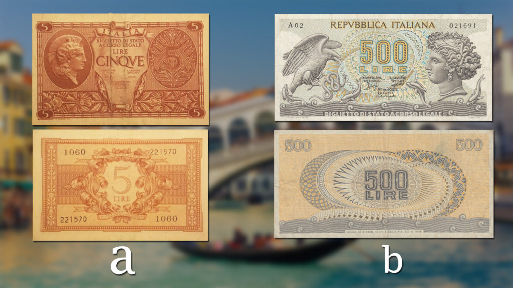 Banknotes of Italy: Banknotes of the world- IV - Blog | Mintage World