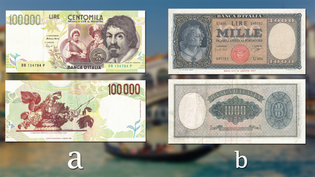 Banknotes of Italy: Banknotes of the world- IV - Blog | Mintage World