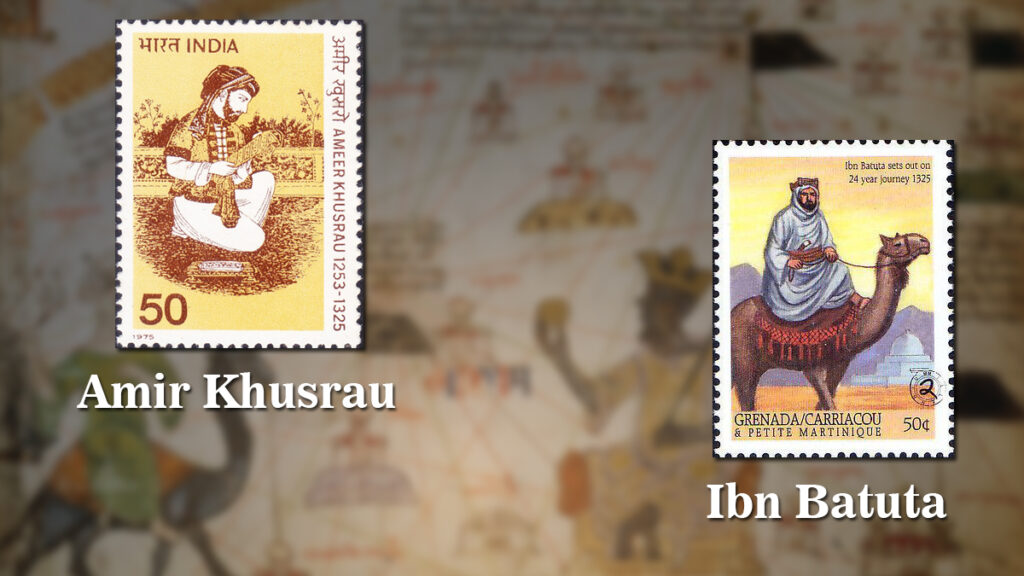 Commemorative Postage Stamps illustrating Scholars and Travelers of the ...