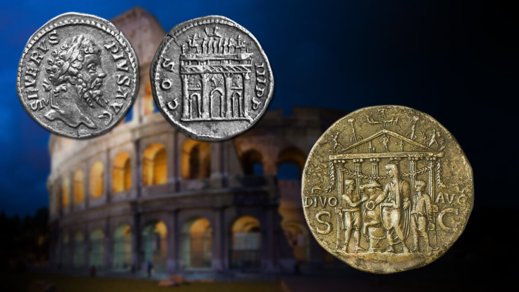 Old Roman Imperial Coins depicting Monuments - Blog | Mintage World